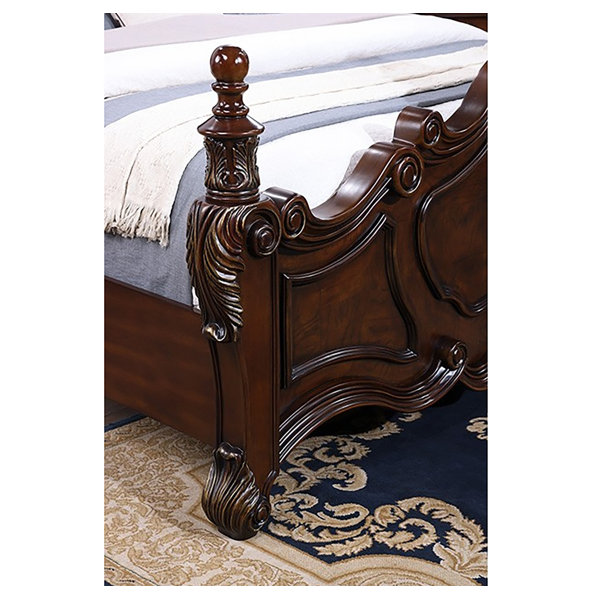 Andrew Home Studio Granntam Low Post Bed | Wayfair