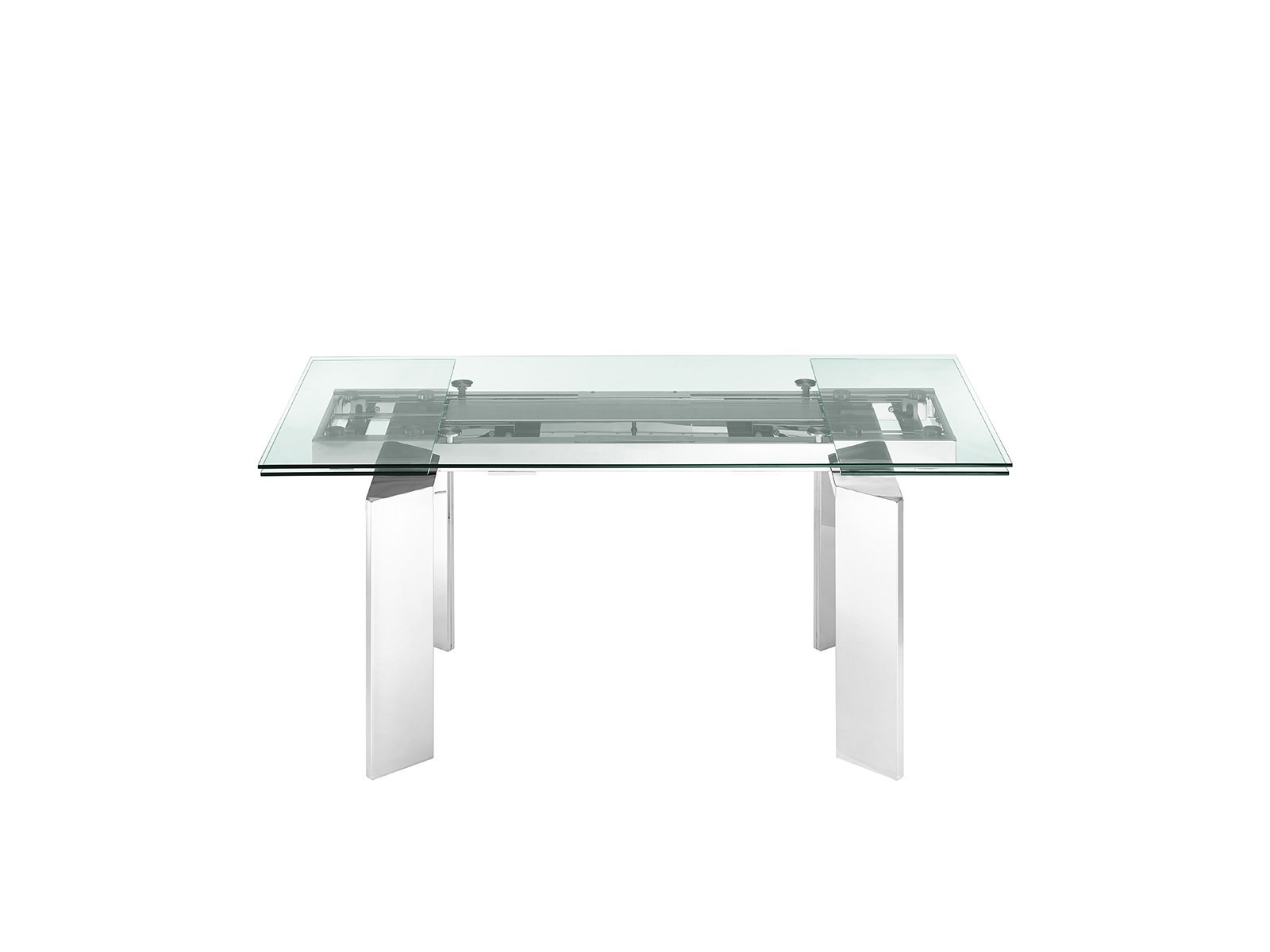 Casabianca Furniture Astor Manual Dining Table With Stainless Base And ...
