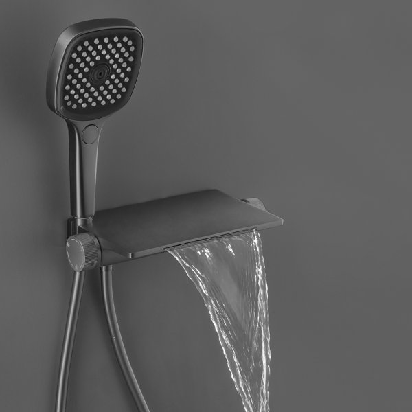 RBROHANT Two Functions Rainfall Shower Head and Three Modes Hand Shower ...