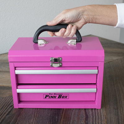 The Original Pink Box 19.7" Portable Toolbox & Reviews | Wayfair