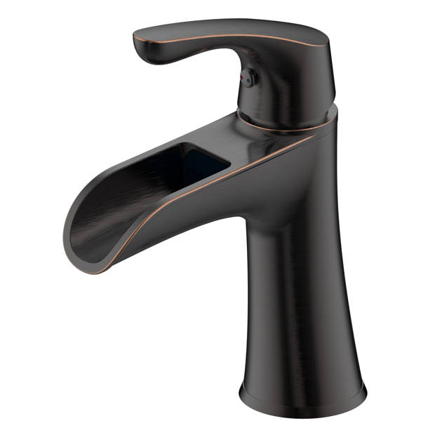 CMI Cardania Single-Hole Single-handle Bathroom Faucet with Drain ...