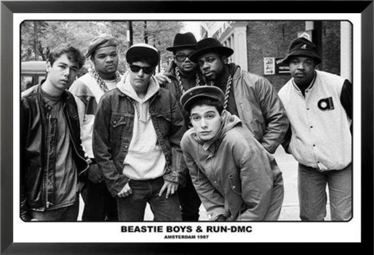 Buy Art For Less " Beastie Boys And Run-DMC - Amsterdam 1987 Music Hip ...