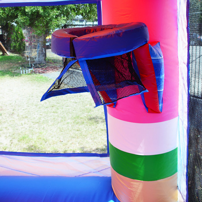 JumpOrange Ice Pops Bounce House Water Slide Combo with Splash Pool ...