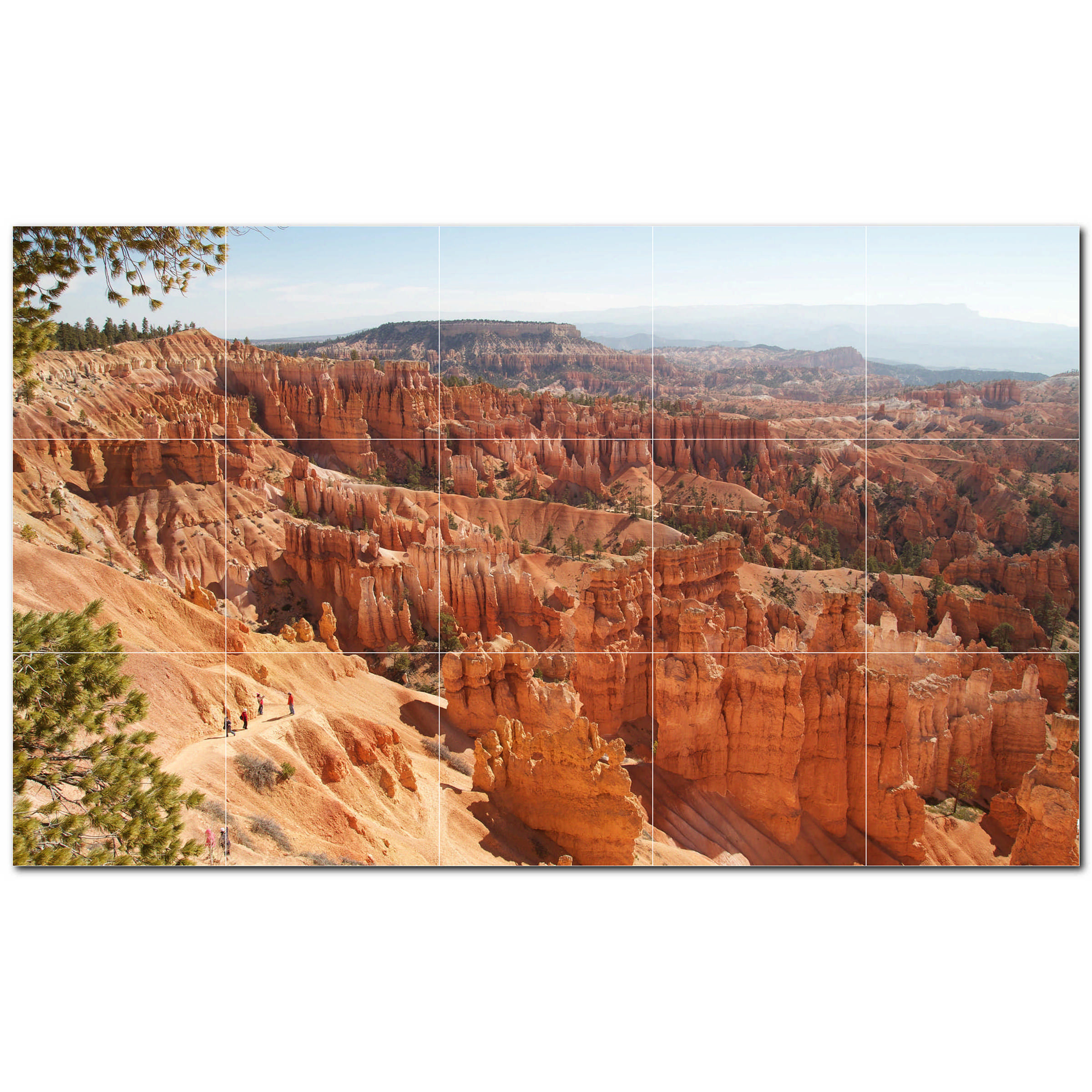 Picture-Tiles.com Canyon Photo 8'' x 8'' Satin Ceramic Decorative Mural ...