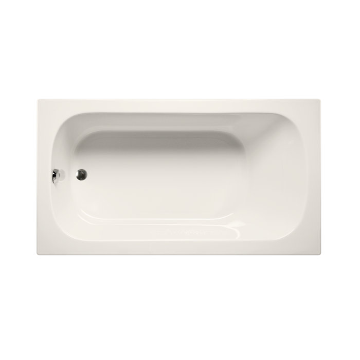Malibu Home Sanibel 54'' x 32'' Drop In Soaking Acrylic Bathtub | Wayfair