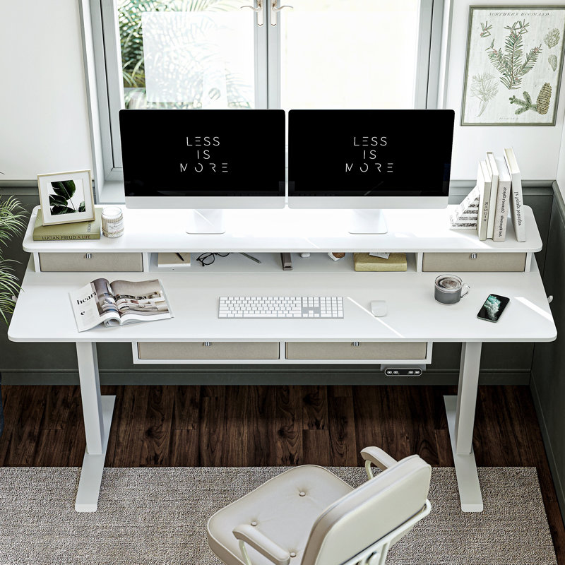 Inbox Zero Euri Desk & Reviews | Wayfair