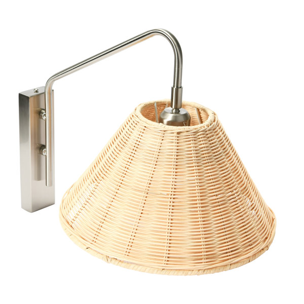 Zita Single Light Dimmable Armed Sconce | Birch Lane