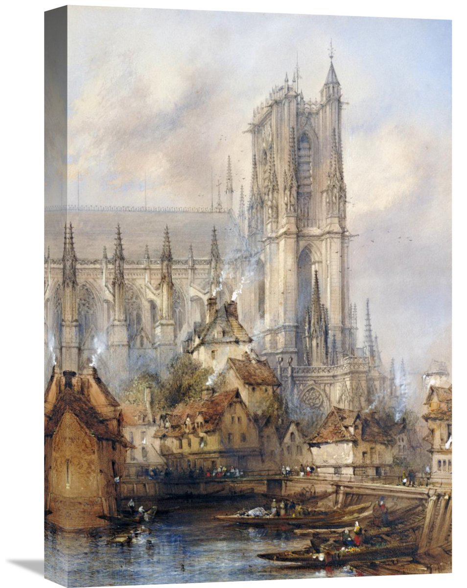 Global Gallery 'Amiens Cathedral' by Thomas Colman Dibdin Painting ...