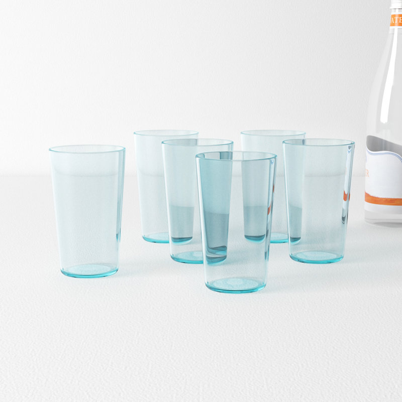 Gaige 21 oz. Plastic Drinking Glassware Set & Reviews | AllModern