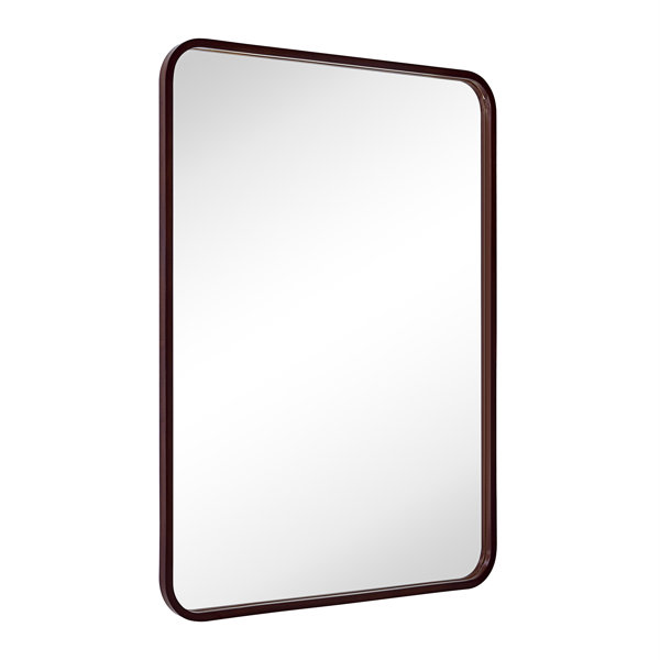Latitude Run® Itzary Solid Wood Framed Rectangle Wall Mirror | Wayfair