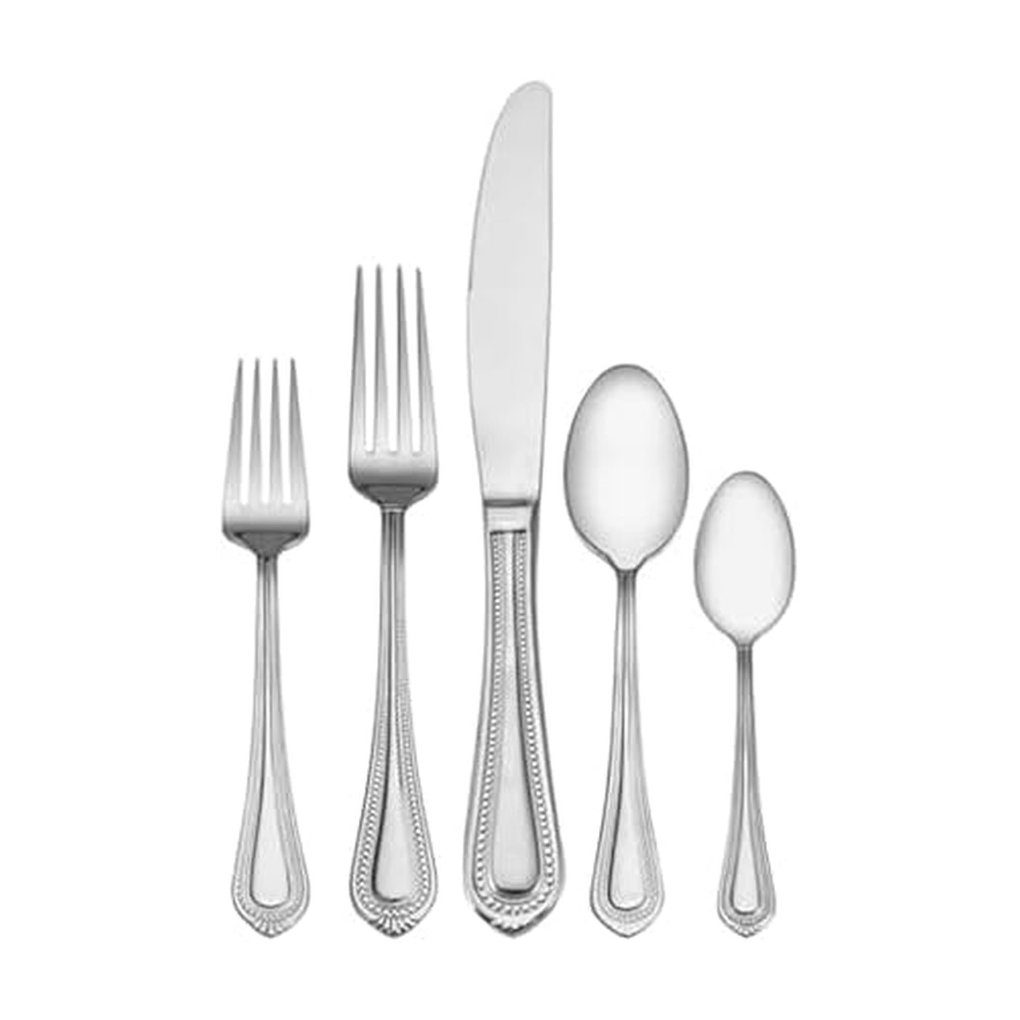 Latitude Run® 65-Piece Flatware Set For 12, 18/10 Stainless Steel ...