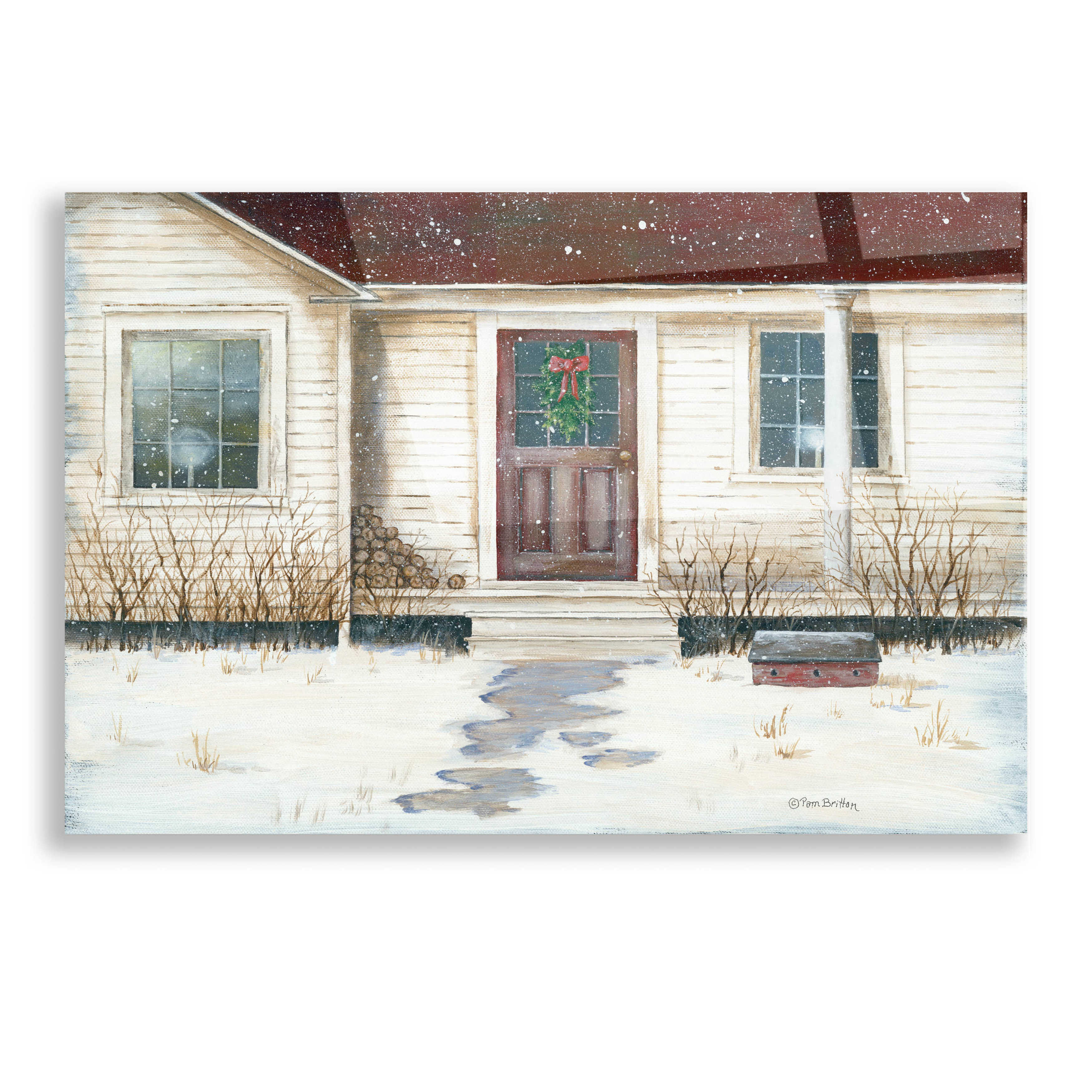 August Grove® Home Place Welcome by Pam Britton - Unframed Painting ...