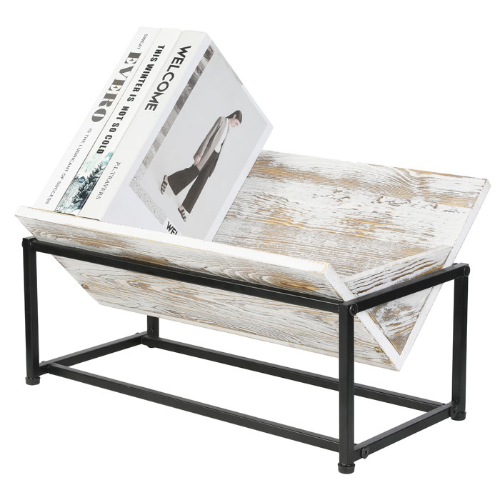 17 Stories Tabletop Wood File Organizer Bookcase | Wayfair