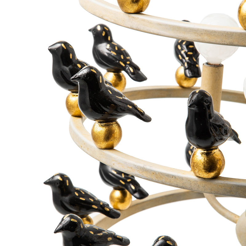 MacKenzie-Childs Courtly 3 - Light Unique Tiered Chandelier | Wayfair