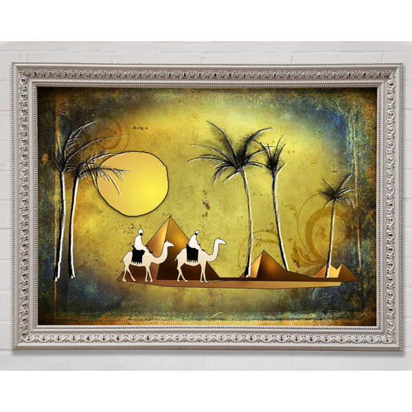 Bright Star Egyptian Pyramids 4 - Single Picture Frame Art Prints ...