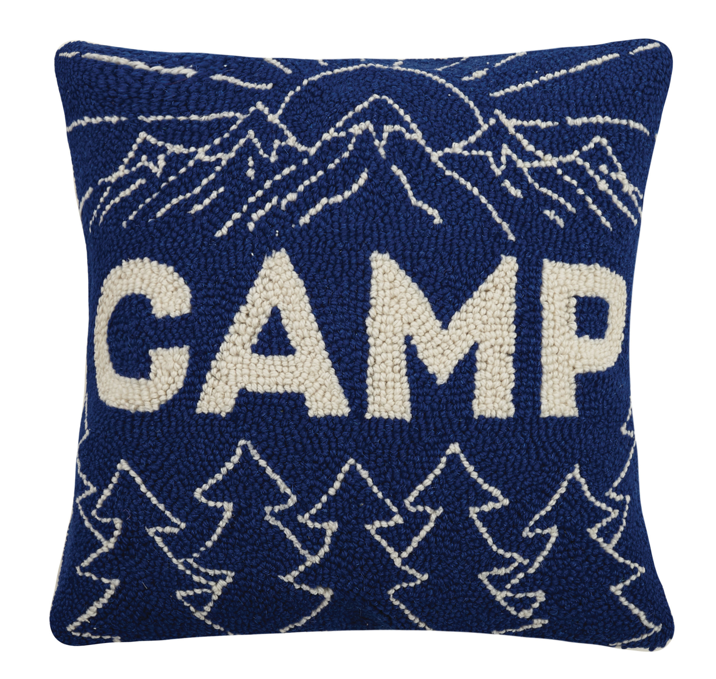 Peking Handicraft Camp Camp Wool Throw Pillow | Wayfair