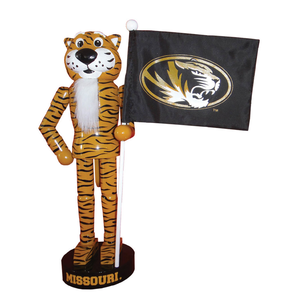 Santa's Workshop NCAA Missouri Tigers Mascot Flag Nutcracker & Reviews ...