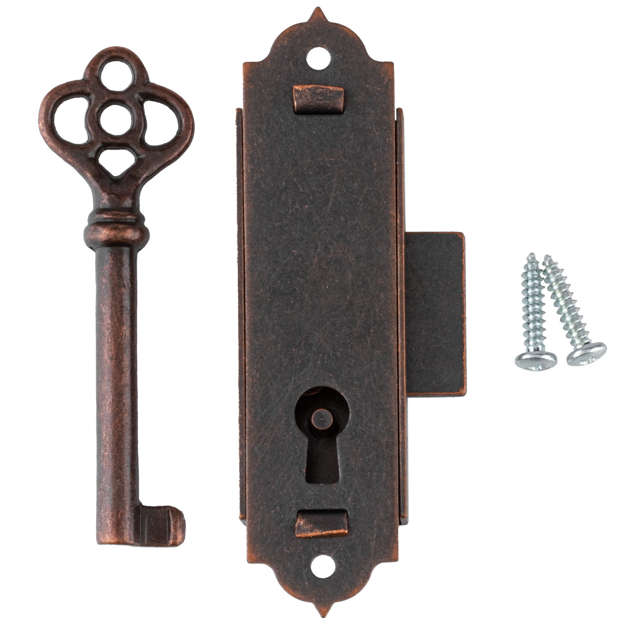 UNIQANTIQ HARDWARE SUPPLY Lock with Skeleton Key | Wayfair