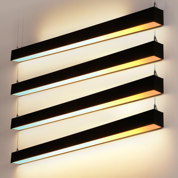LEDVANS Commercial Grade Linkable 4" 3CCT LED Linear Light, Dimmable ...
