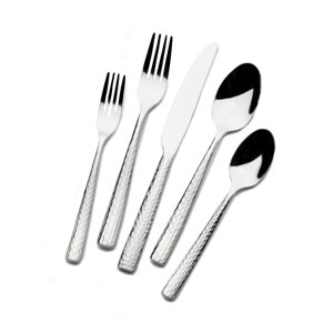St. James Logan Forged Stainless Steel Flatware, 42pc Set | Wayfair