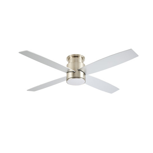 Medium Room White & Cream Indoor Ceiling Fans You'll Love | Wayfair