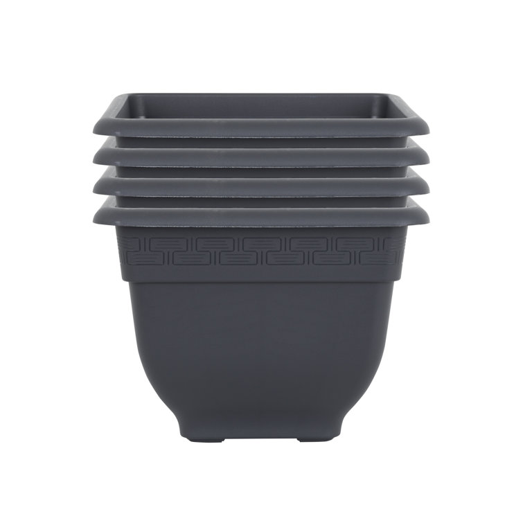 Wham Bell Pot 37cm Square Planter Slate | Wayfair.co.uk