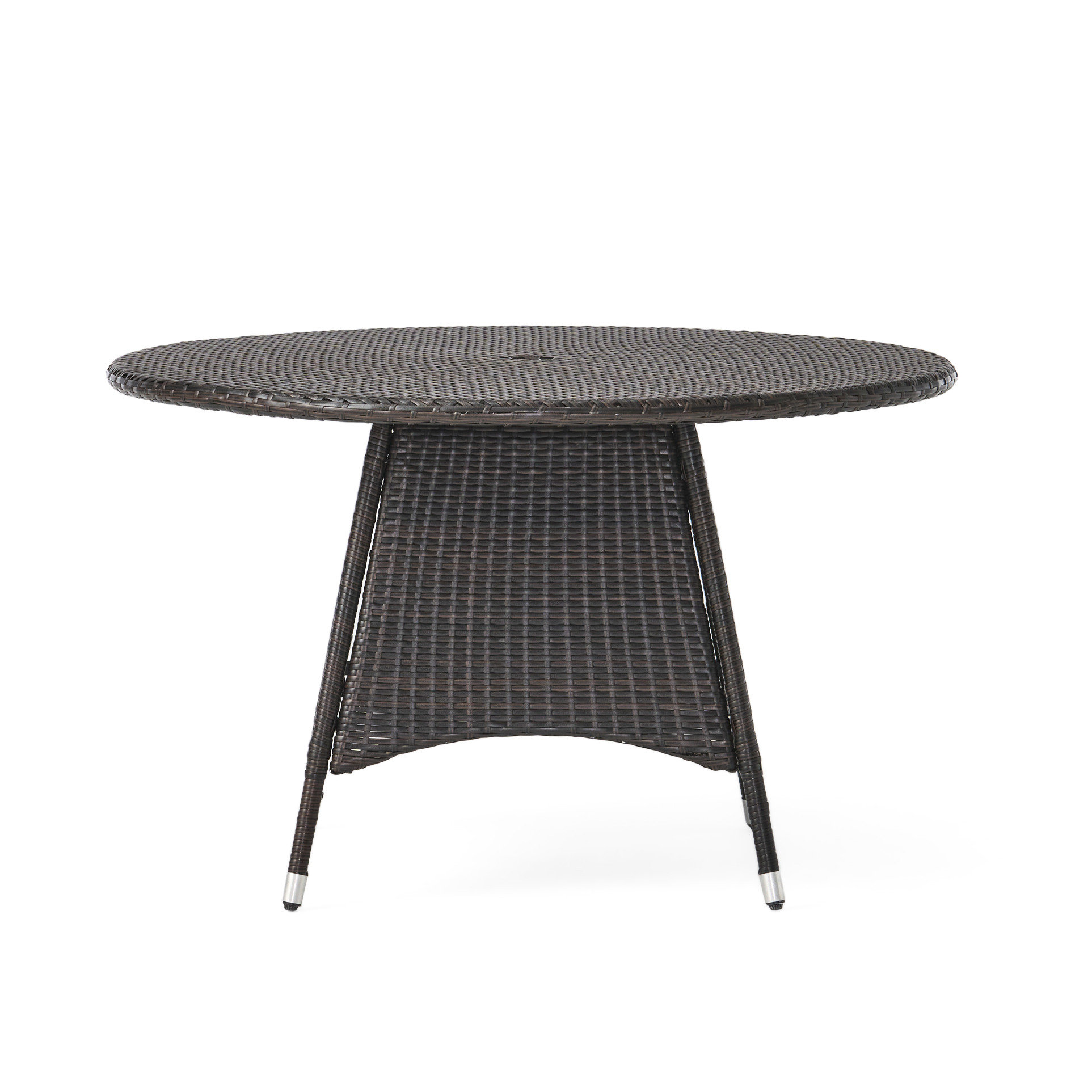 Latitude Run® Outdoor Furniture Rd Table, 48"X48"X28.25", Brown, Pe ...