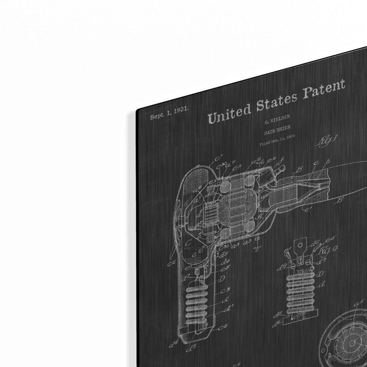 17 Stories " Drier Vintage Patent Blueprint " by Patents on Metal ...