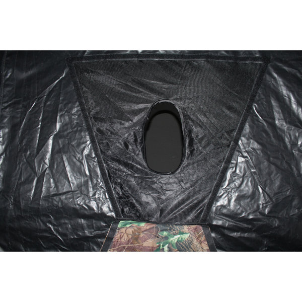 King Canopy Hunting Blind Instant Pop Up Tent 5ft x 5ft Aluminum Frame ...