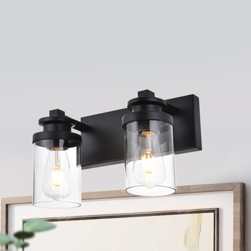 2 Light Vanity Light Bathroom Vanity Lighting You'll Love | Wayfair