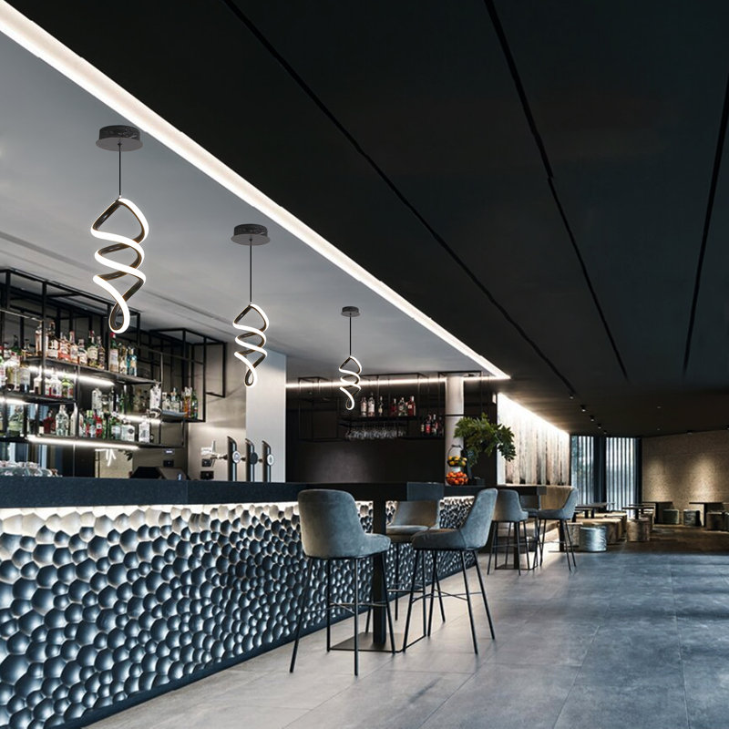 Wrought Studio Denizard 1 - Light LED Geometric Pendant | Wayfair