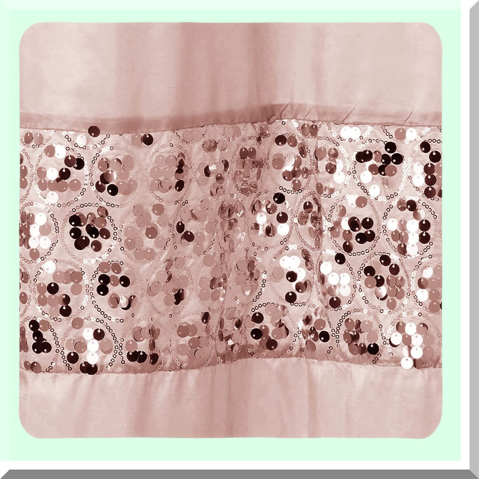 Dakota Fields Blush Elegance Shower Curtain - Sinatra Collection | Wayfair