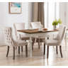 Mercer41 Demarco Deluna Luxury Velvet Upholstered Kitchen Dining Chairs ...