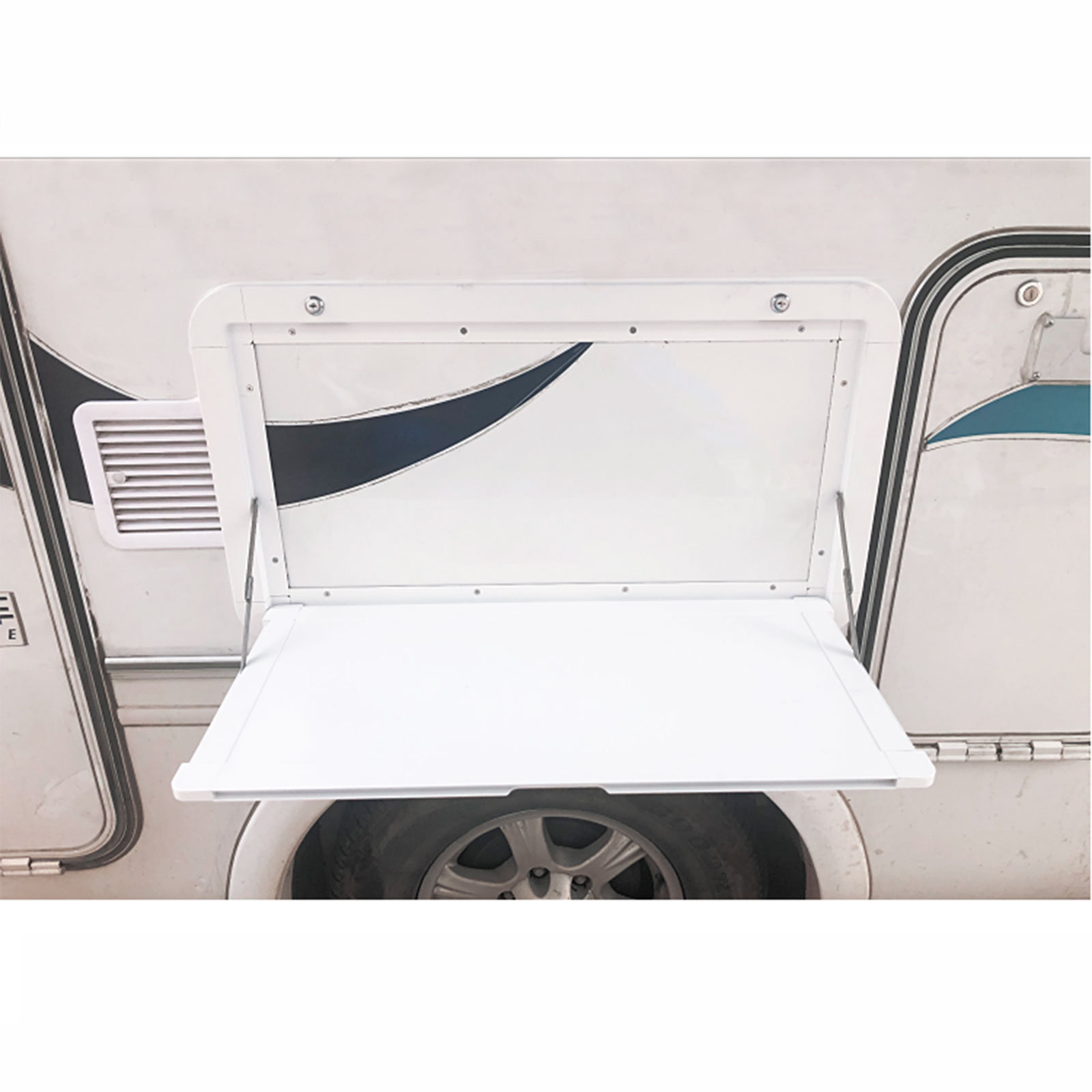 DALELEE Modern Wall Mount Floating Folding Table | Wayfair