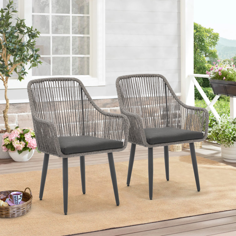 Wade Logan® Chaise de patio avec coussin Cassil et Commentaires ...