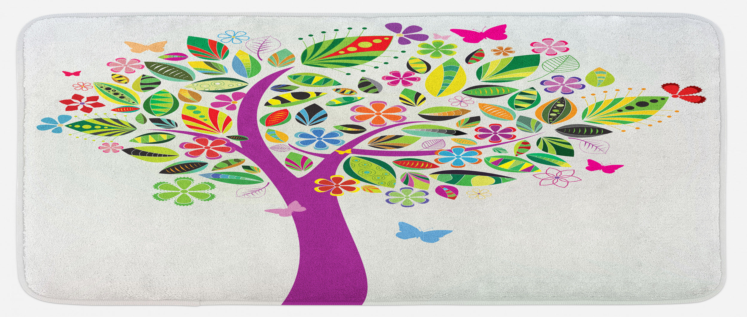 East Urban Home Tree of Life Kitchen Mat | Wayfair