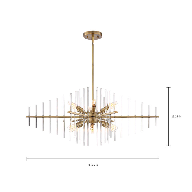 Mercer41 12 - Light Sputnik Sphere Chandelier & Reviews | Wayfair