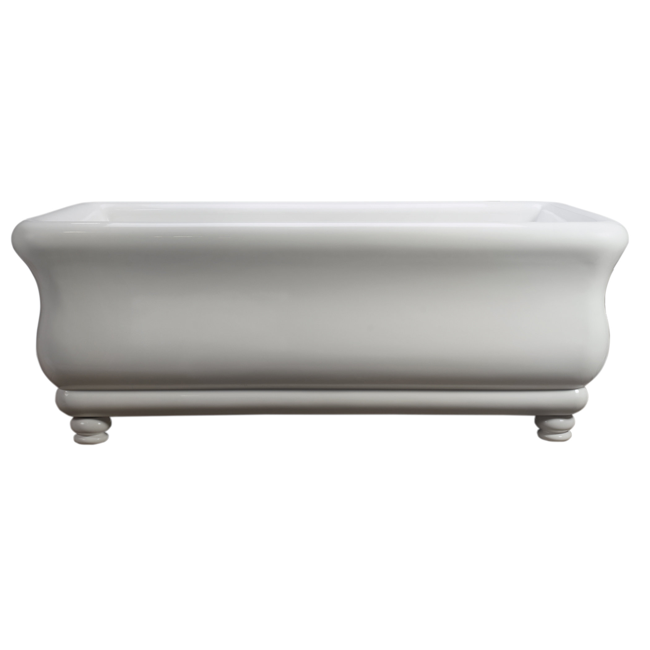 MTI Baths MTI Solutions 72" Freestanding Soaking Bathtub | Wayfair
