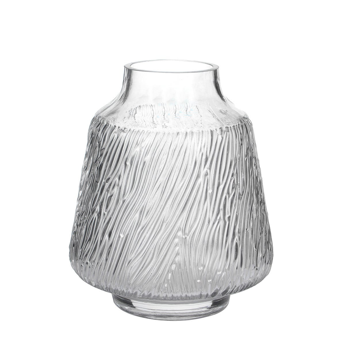 Wrought Studio™ Swirl Patterned Glass Vase | Wayfair