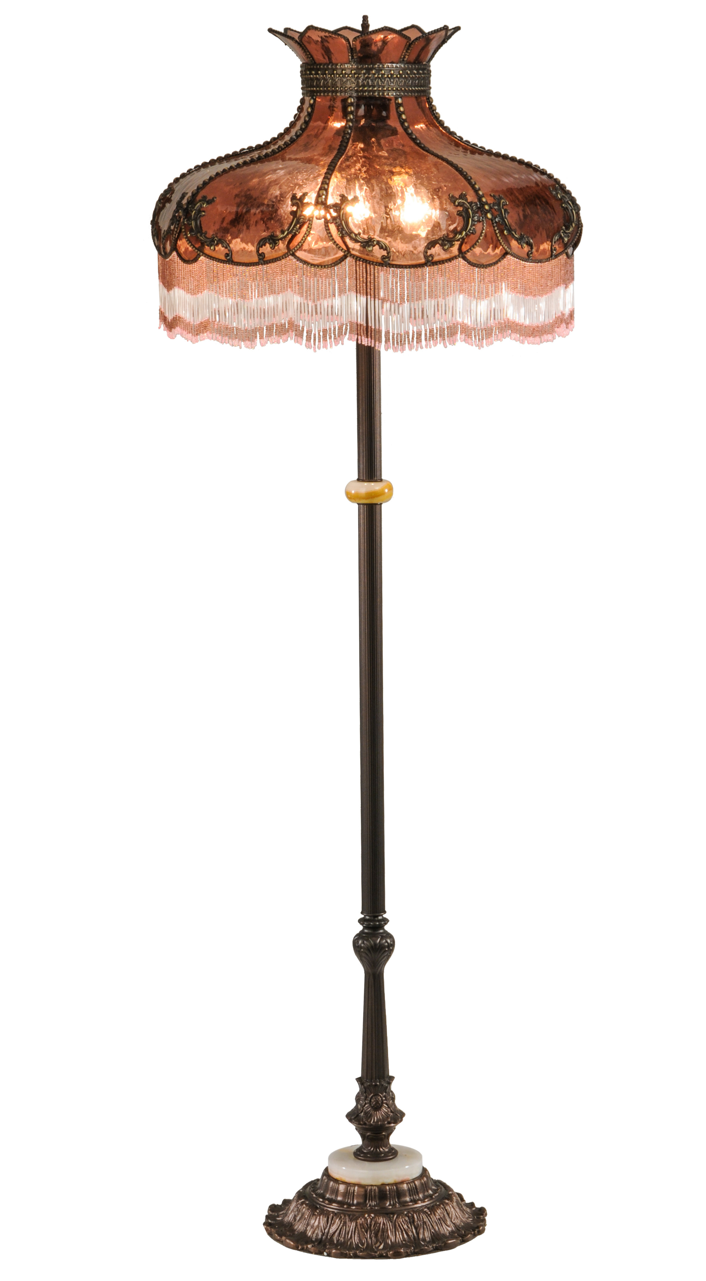 Astoria Grand Enid 63.5'' Craftsman Brown Novelty Floor Lamp | Wayfair
