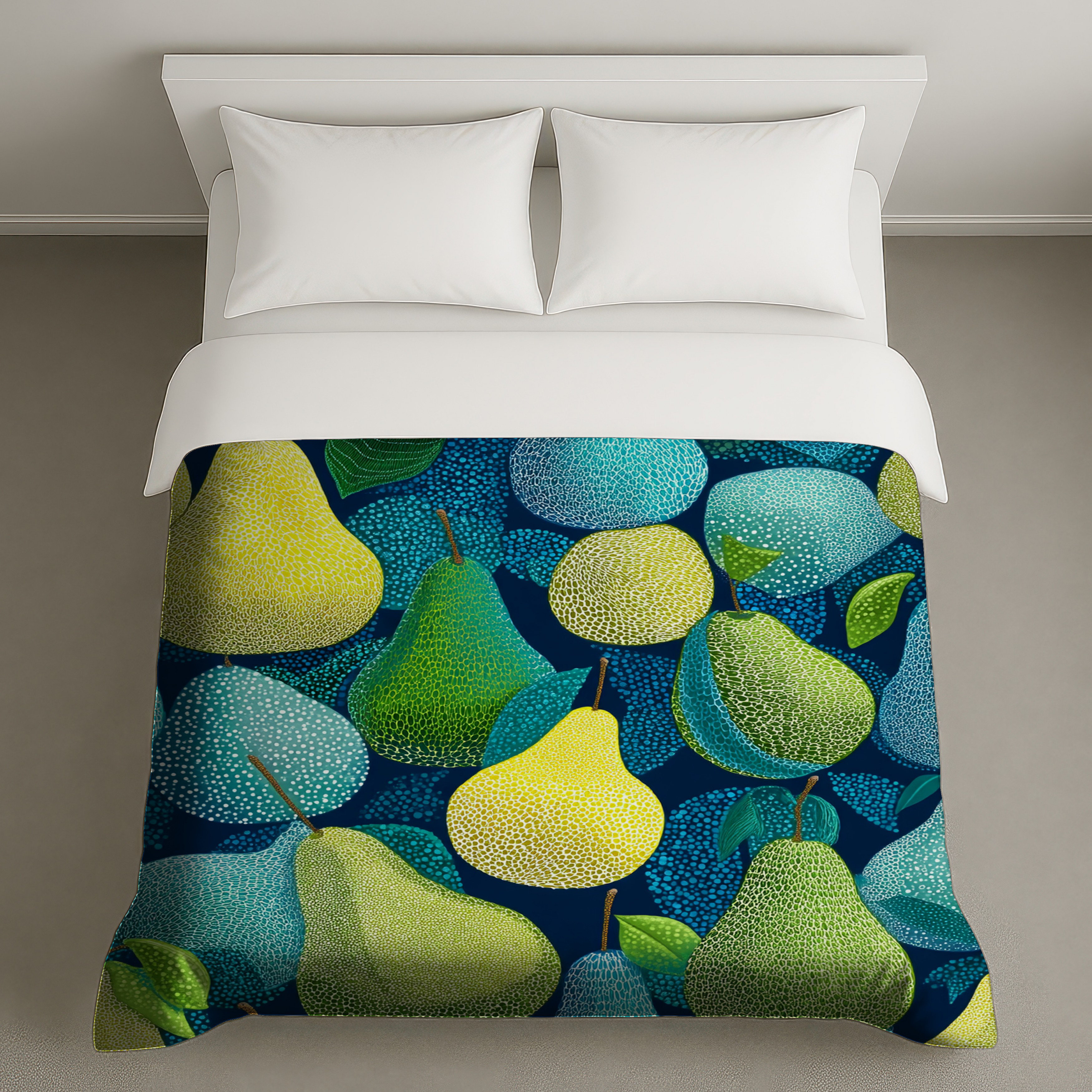 VisionDecor Pears Bedding Fruits Duvet Cover Bohemian | Wayfair