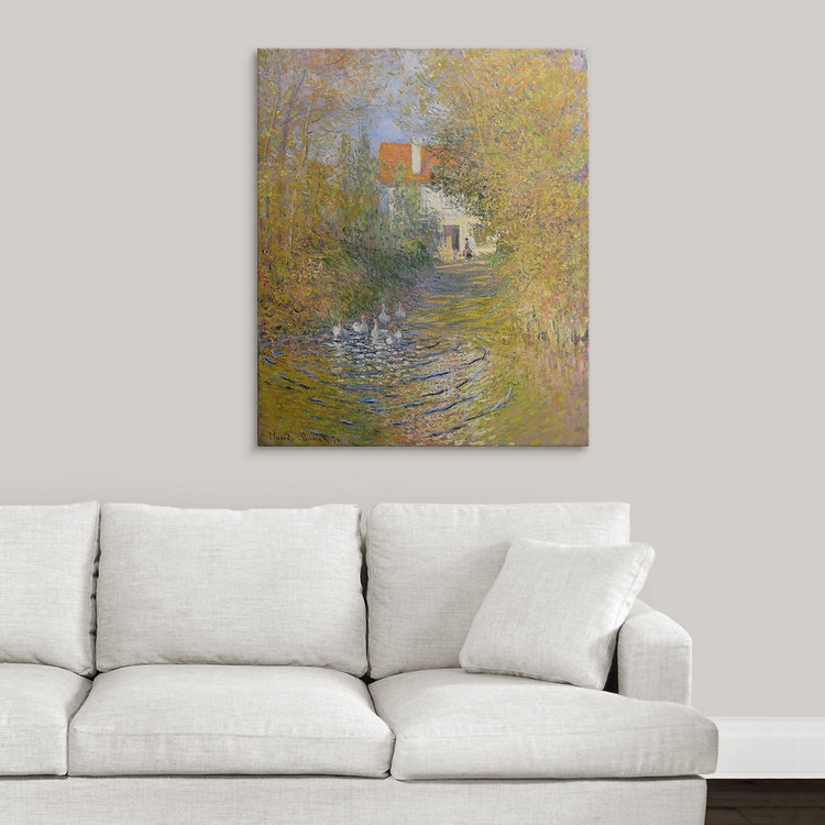 The Twillery Co.® The Duck Pond, 1874 by Claude Monet - Print | Wayfair