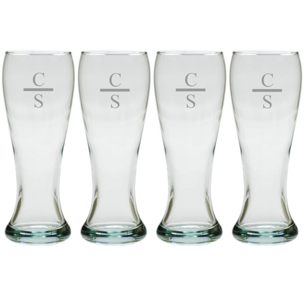 Carved Solutions 16oz. Handmade Pint Glass Set - Wayfair Canada