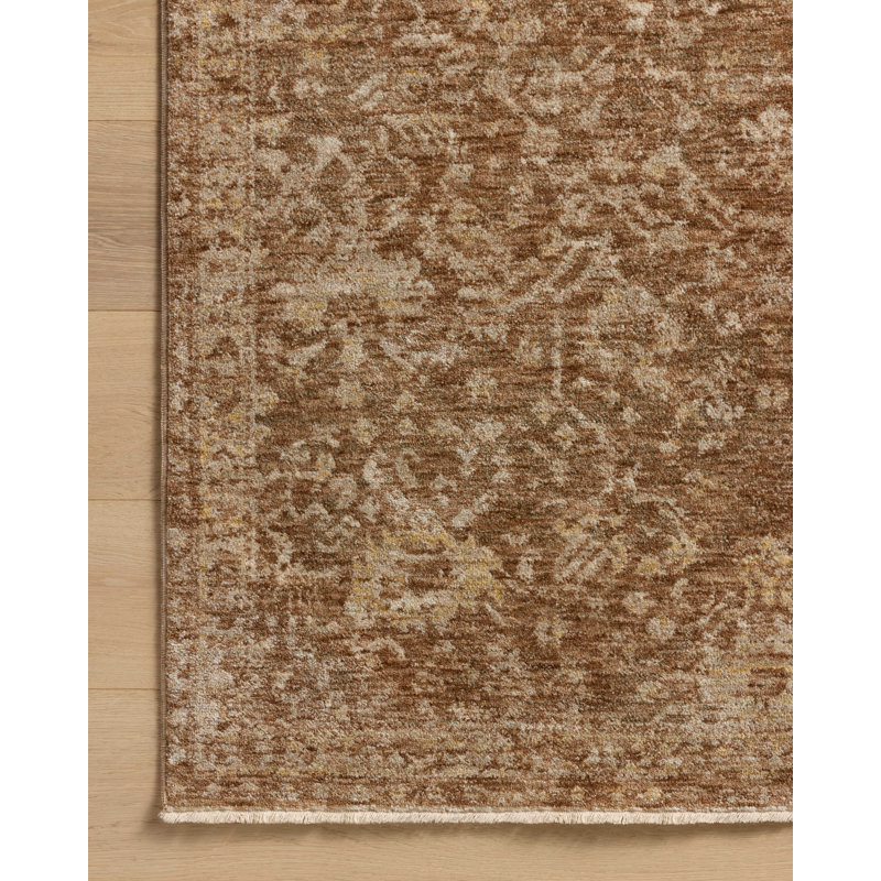 Magnolia Home by Joanna Gaines x Loloi Junie Clay / Natural Area Rug ...