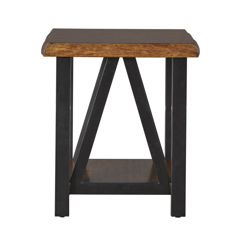 Three Posts™ Northam Trestle End Table with Storage & Reviews | Wayfair