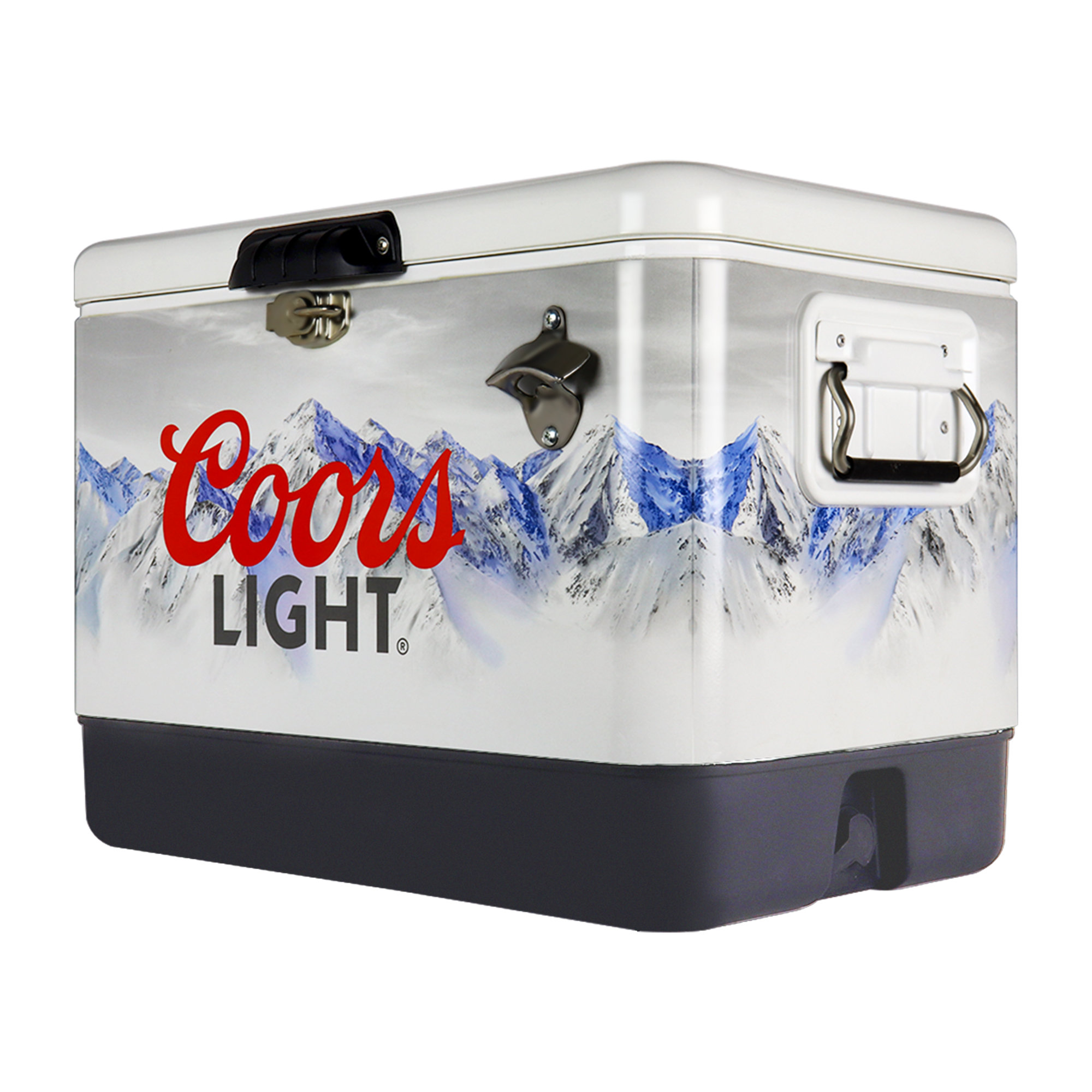 Koolatron Coors Light Ice Chest Cooler with Bottle Opener, 51L (54 qt ...