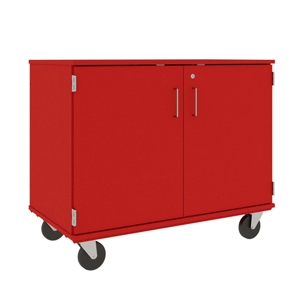 Stevens ID Systems 18 Open Tray Classroom Storage Mobile Cart | Wayfair
