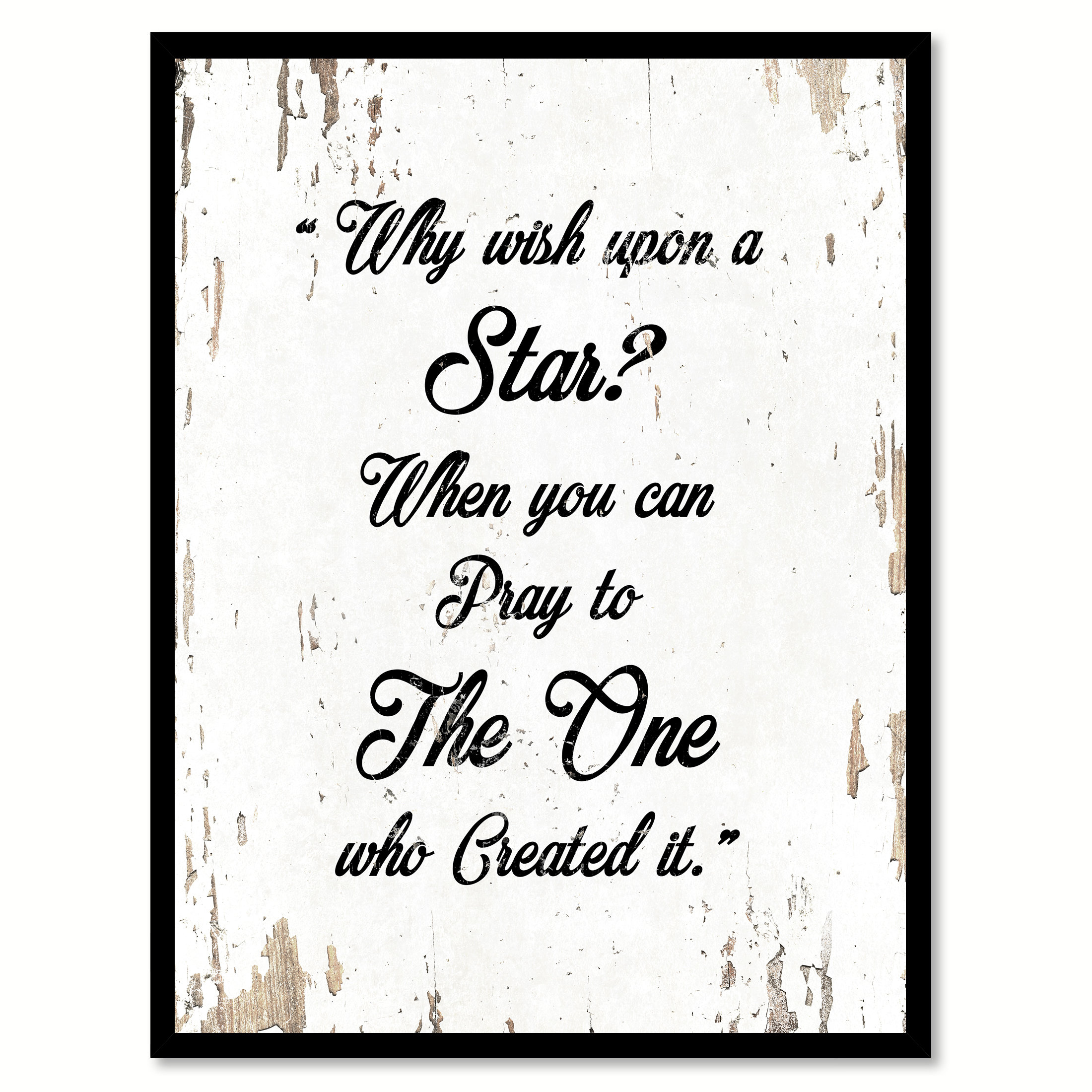Winston Porter Why Wish Upon a Star When You Can Pray to The One Who ...