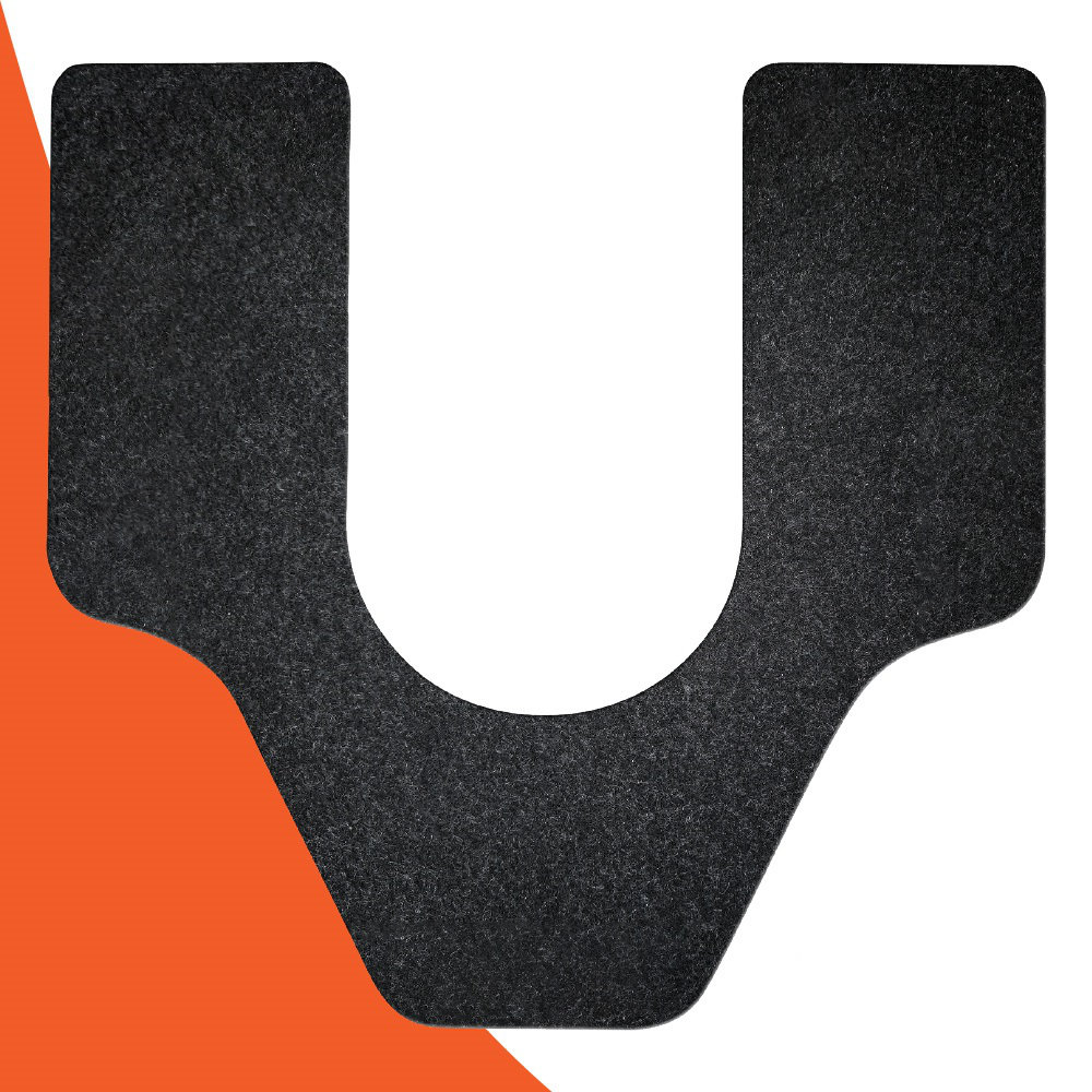 JanSan Mats Jansan Commode Mat - Stick N' Go Adhesive, Waterproof, High ...