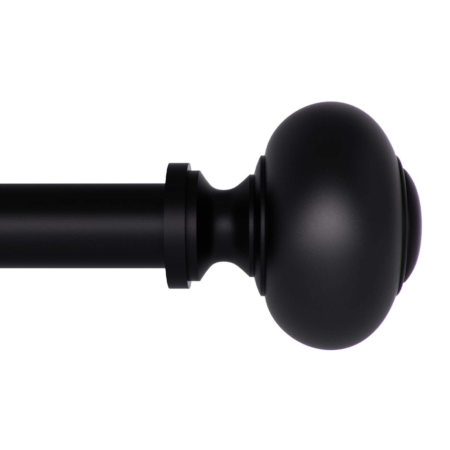 Symple Stuff Wood Curtain Rods,1 Inch Heavy Duty Curtain Rod With ...